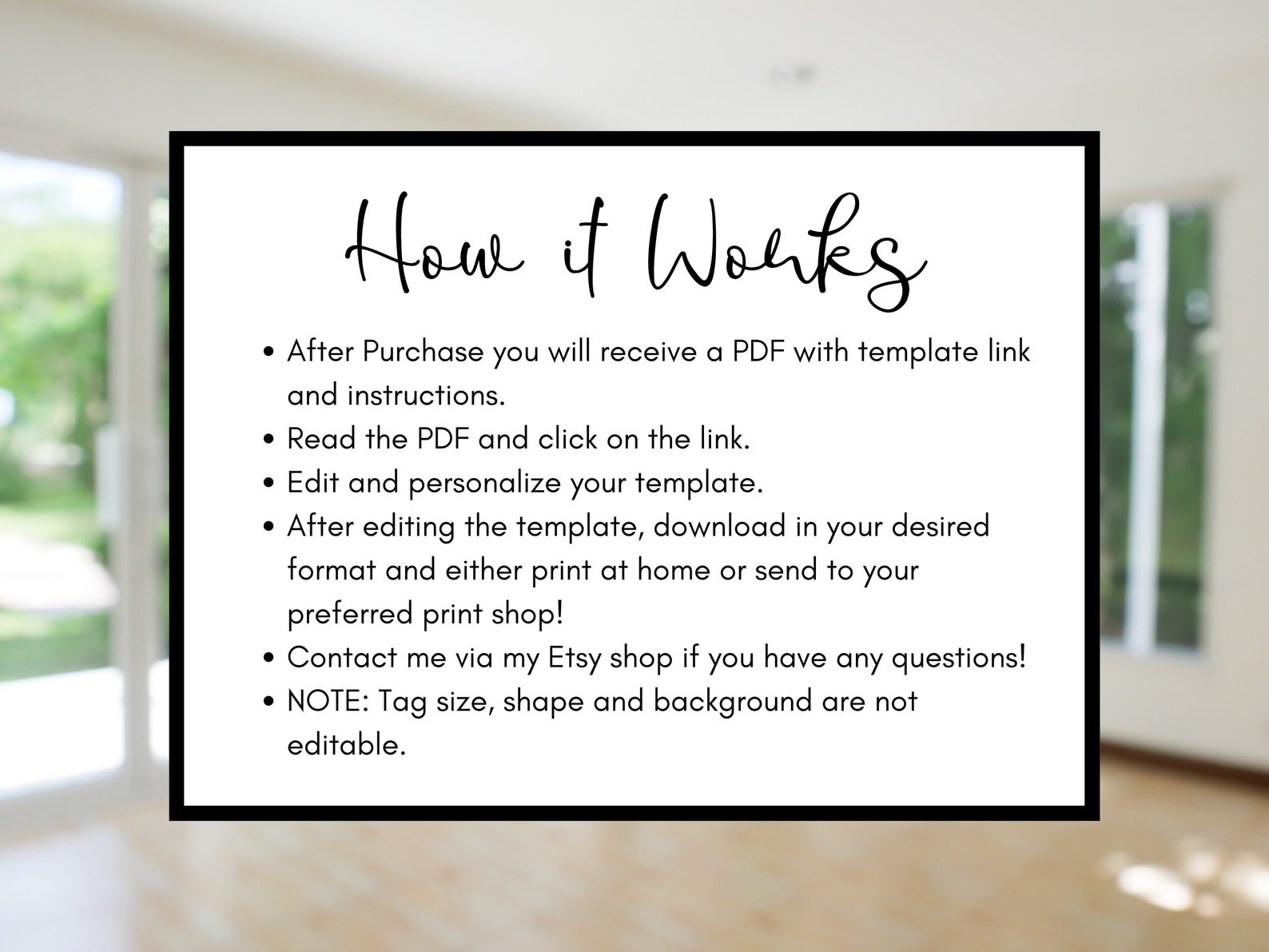 Barbeque Themed Pop-by Tags, EDITABLE TEMPLATE, Realtor, Referral, Real ...