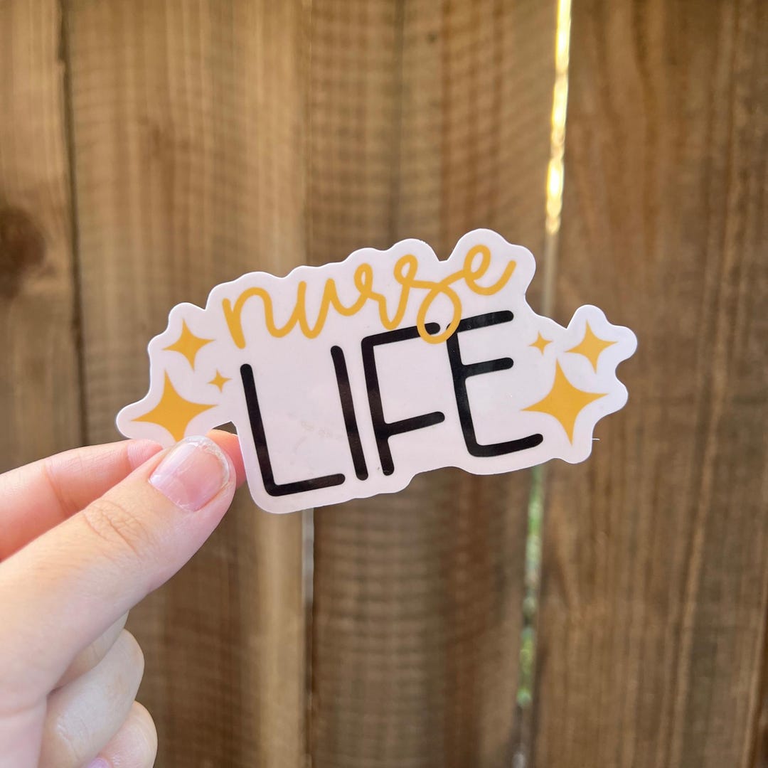 Nurse Life Sticker Pack, Laptop Stickers, RN, Occupation Stickers, Gift ...