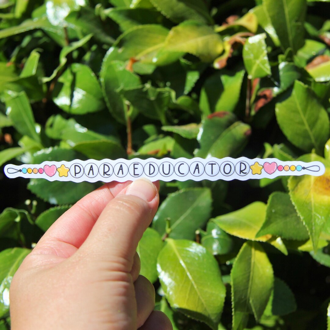 Paraeducator Sticker, Paraprofessional Sticker, SPED Teacher Sticker ...
