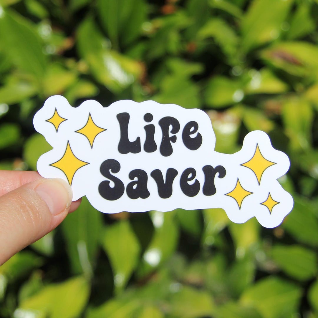 Life Saver Sticker, Emergency Room Nurse Sticker, Decal Sticker, Laptop ...