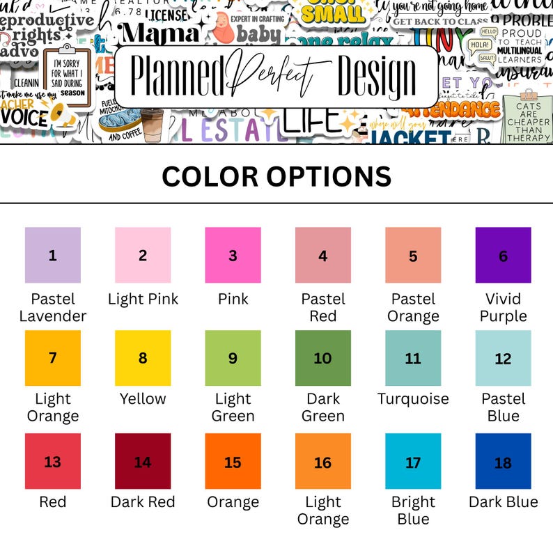 Custom Name and Occupation Sticker | Personalized Colorful Job Title ...