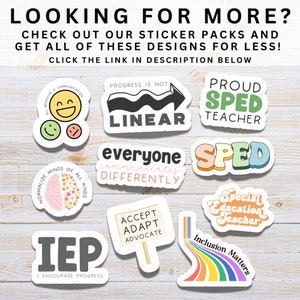SPED Teacher Sticker, Decal, Teacher Sticker, Laptop Sticker, Gift for ...
