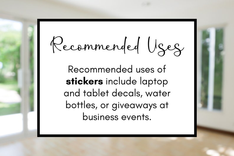 PERSONALIZED Real Estate Sticker, Real Estate Decal, Vinyl Sticker ...