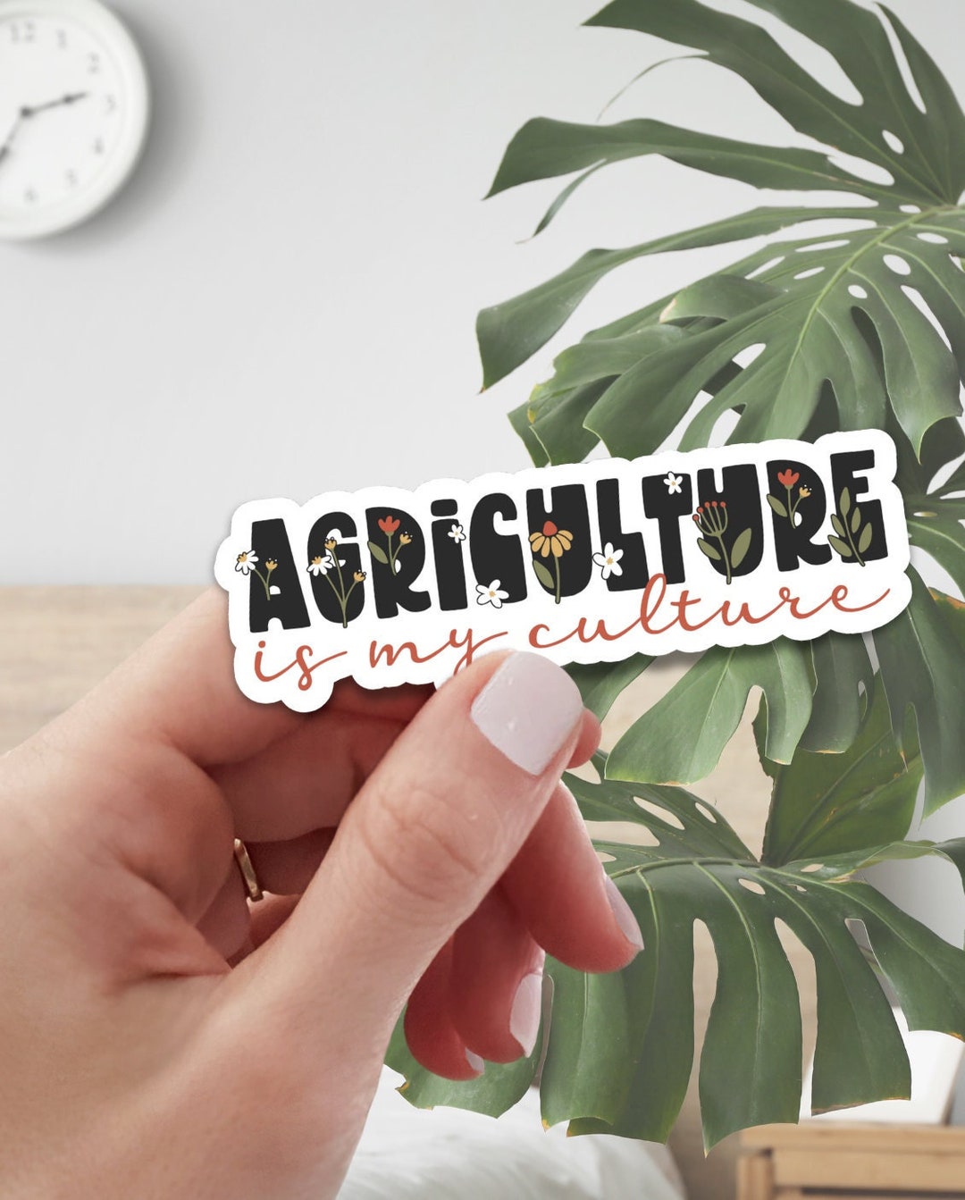 Agriculture is My Culture Sticker, Decal, Teacher Sticker, Laptop ...
