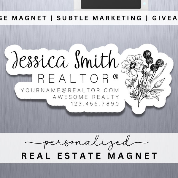 Realtor Fridge Magnets - Etsy