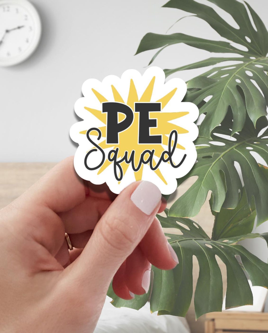 PE Squad Sticker, Decal, Teacher Sticker, Laptop Sticker, Gift for PE ...