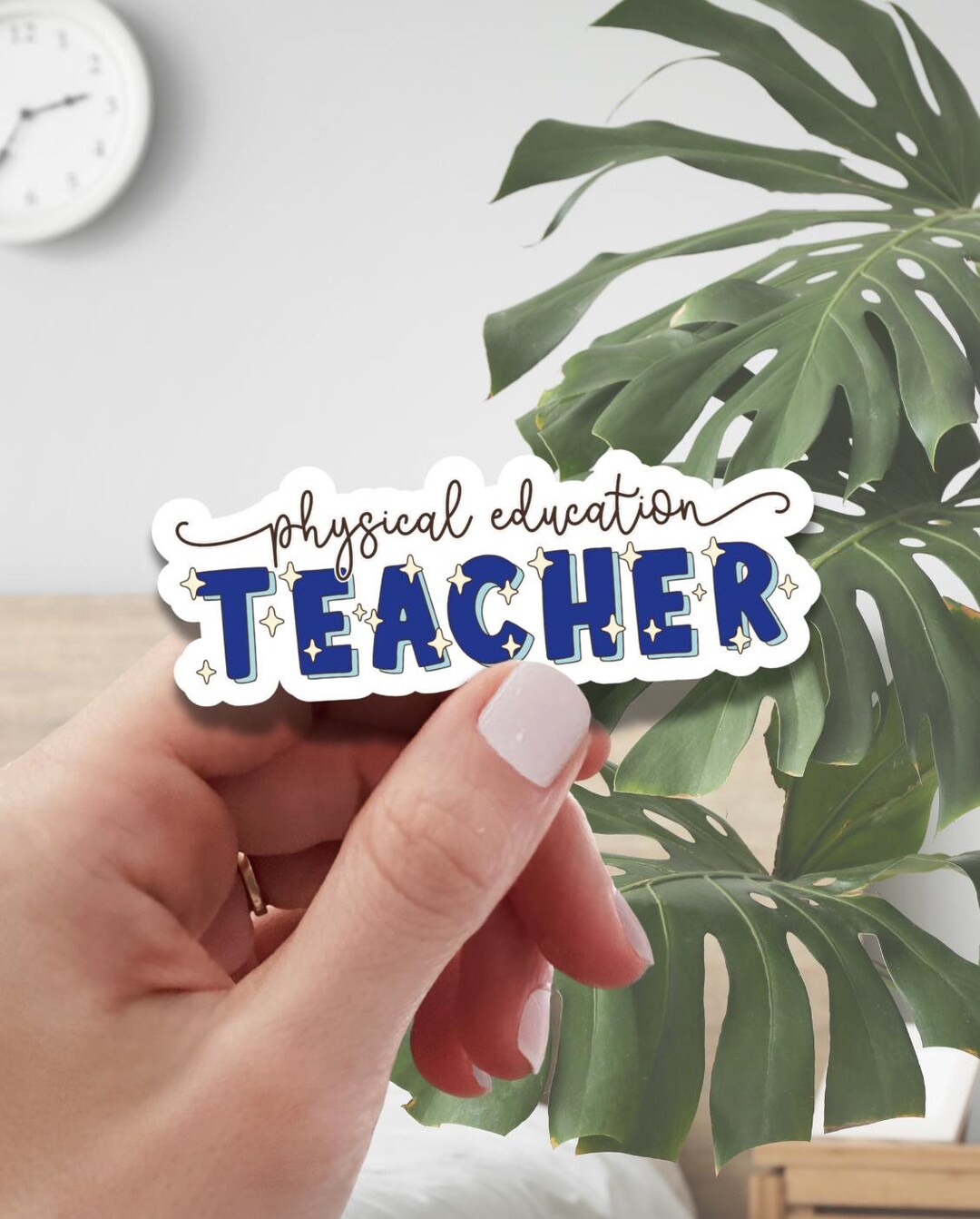 Physical Education Teacher Sticker, Decal, Teacher Sticker, Laptop ...