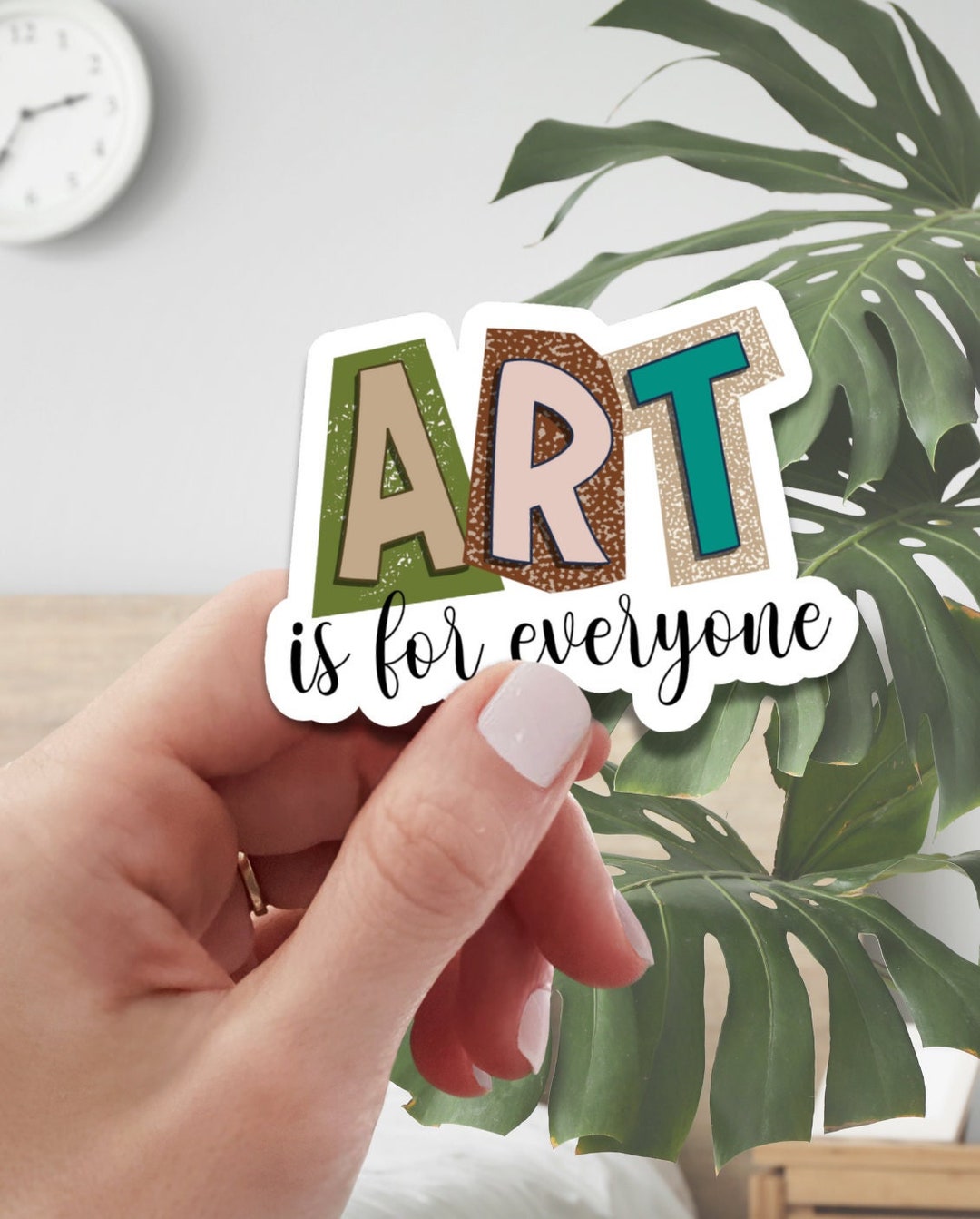 Art is for Everyone Sticker, Decal, Vinyl Sticker, Laptop Sticker, Gift ...