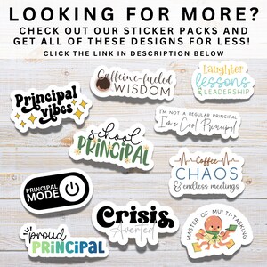 Proud Principal Sticker, Decal, Teacher Sticker, Laptop Sticker, Gift ...