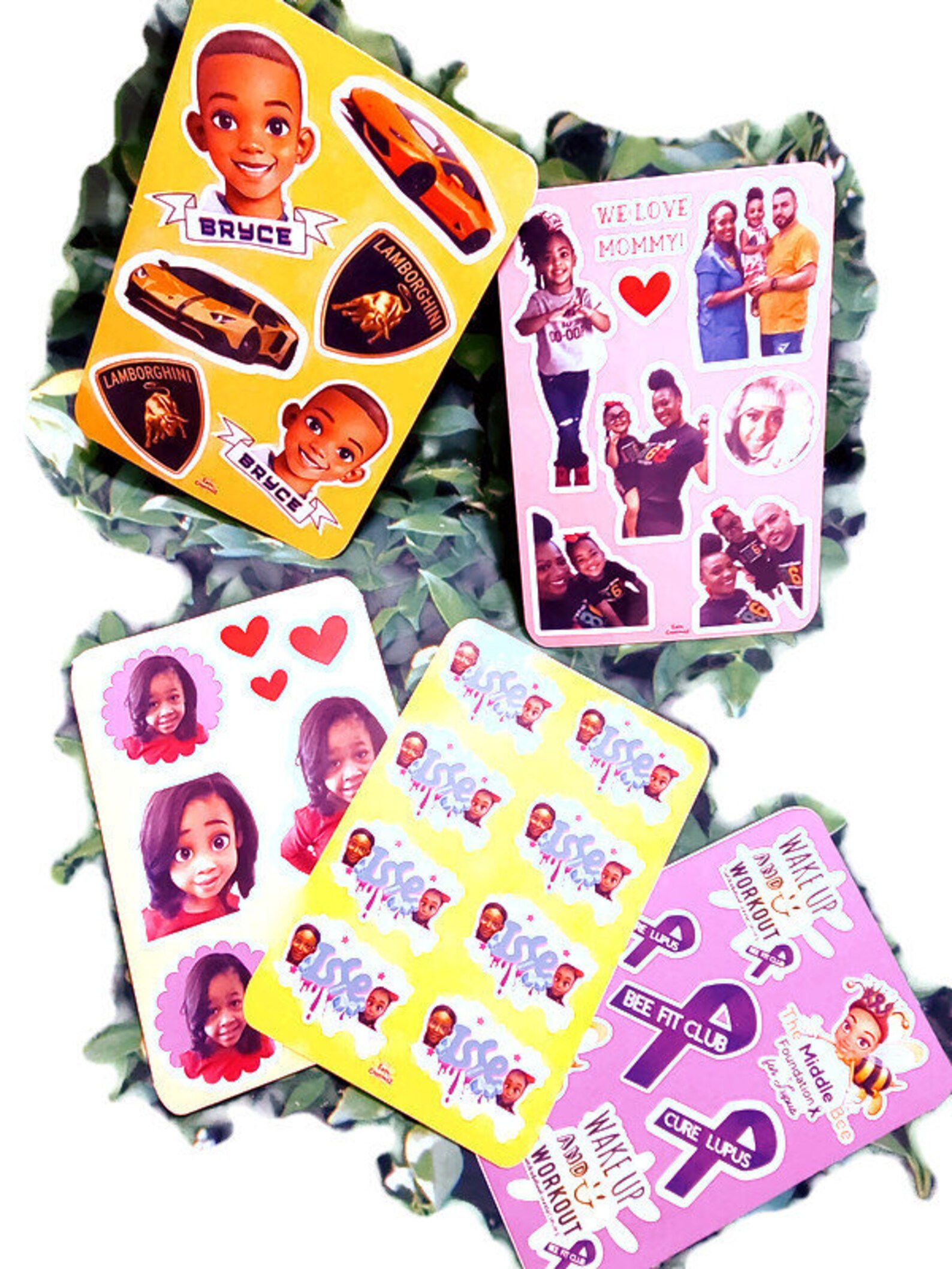 Custom Sticker Sheets Personalized Photo Sticker Birthday - Etsy