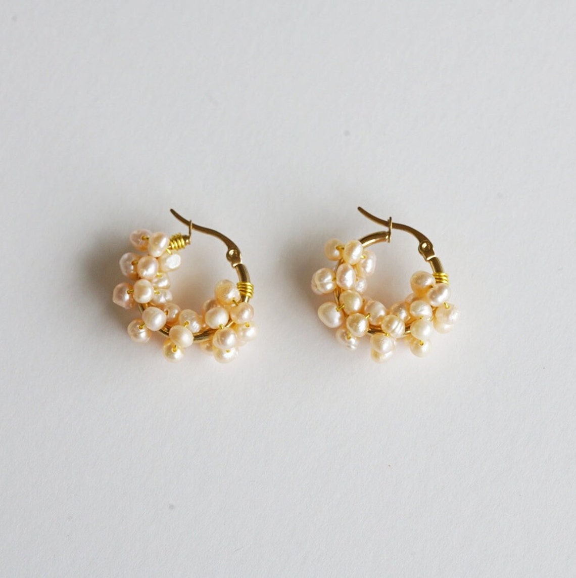 Joyce Pearl Earrings - Etsy