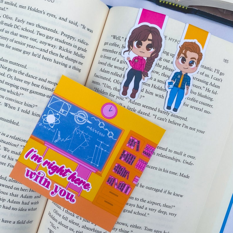 Love, Theoretically Magnetic Bookmarks Ali Hazelwood Elsie & Jack Book ...