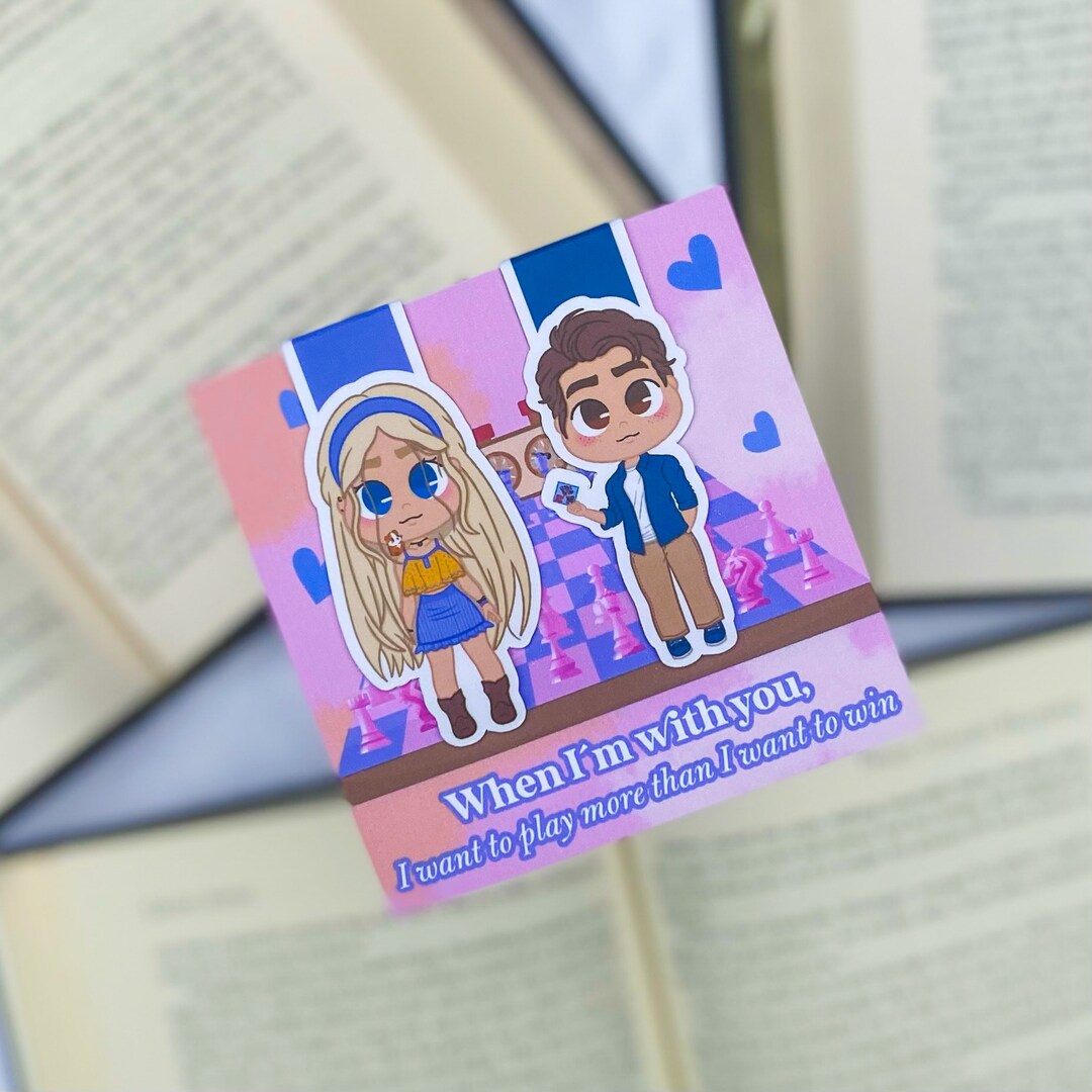 Check and Mate Magnetic Bookmarks | Ali Hazelwood | Mallory & Nolan ...