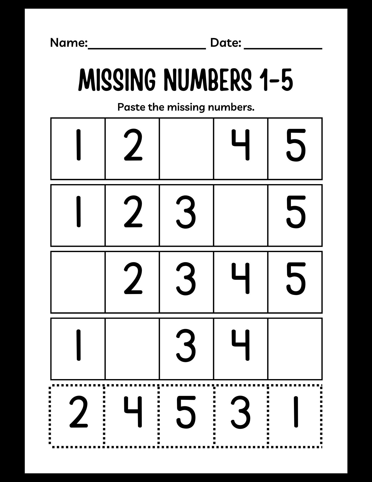 Preschool Learning Packet - Etsy