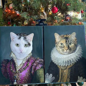 Commissioned Pet Portrait, Transform Your Cat Into Royalty King or ...