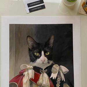 Commissioned Pet Portrait, Transform Your Cat Into Royalty King or ...
