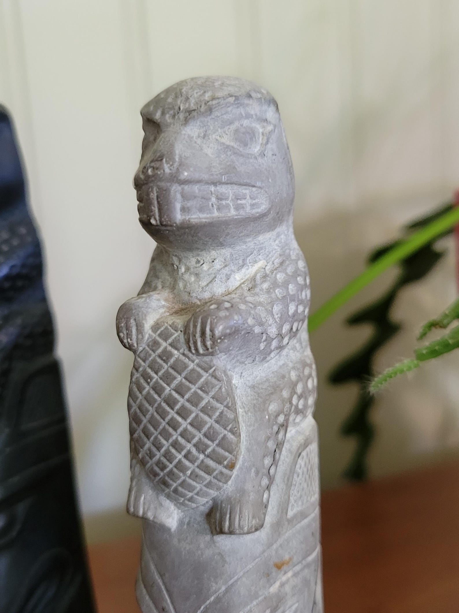 Set of 4 Totem Pole Replicas, Boma, Tahnoo, Pearlite Stonecraft ...