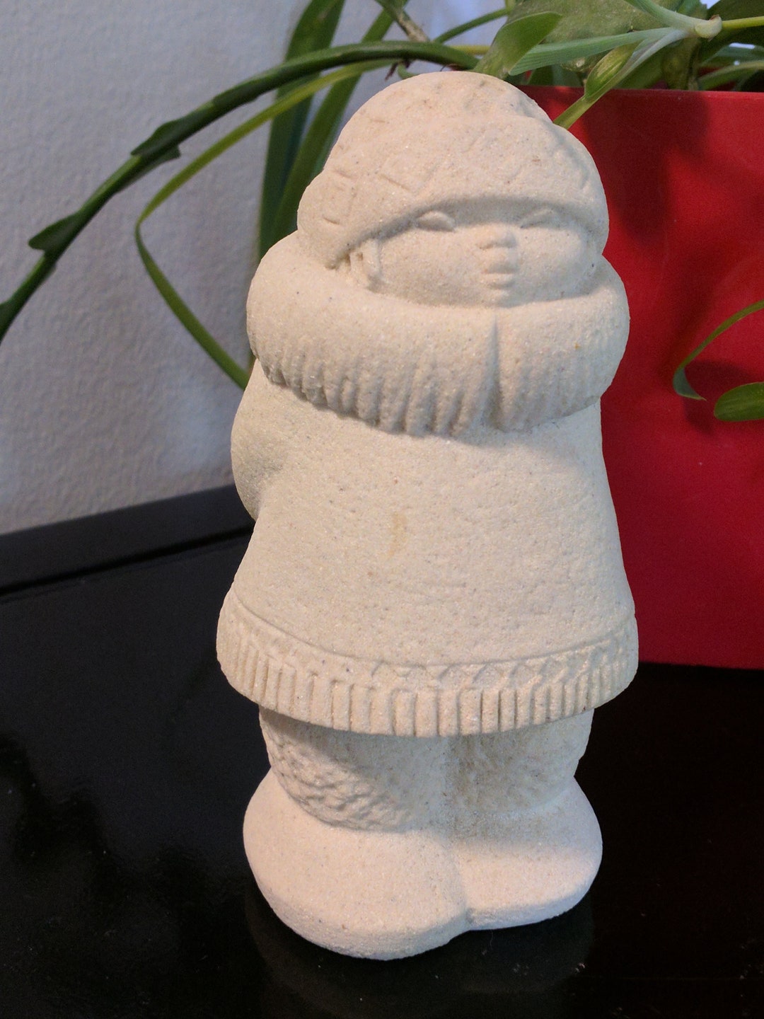VINTAGE Inuit Eskimo Indigenous Child Figurine, Sandstone Art by ...