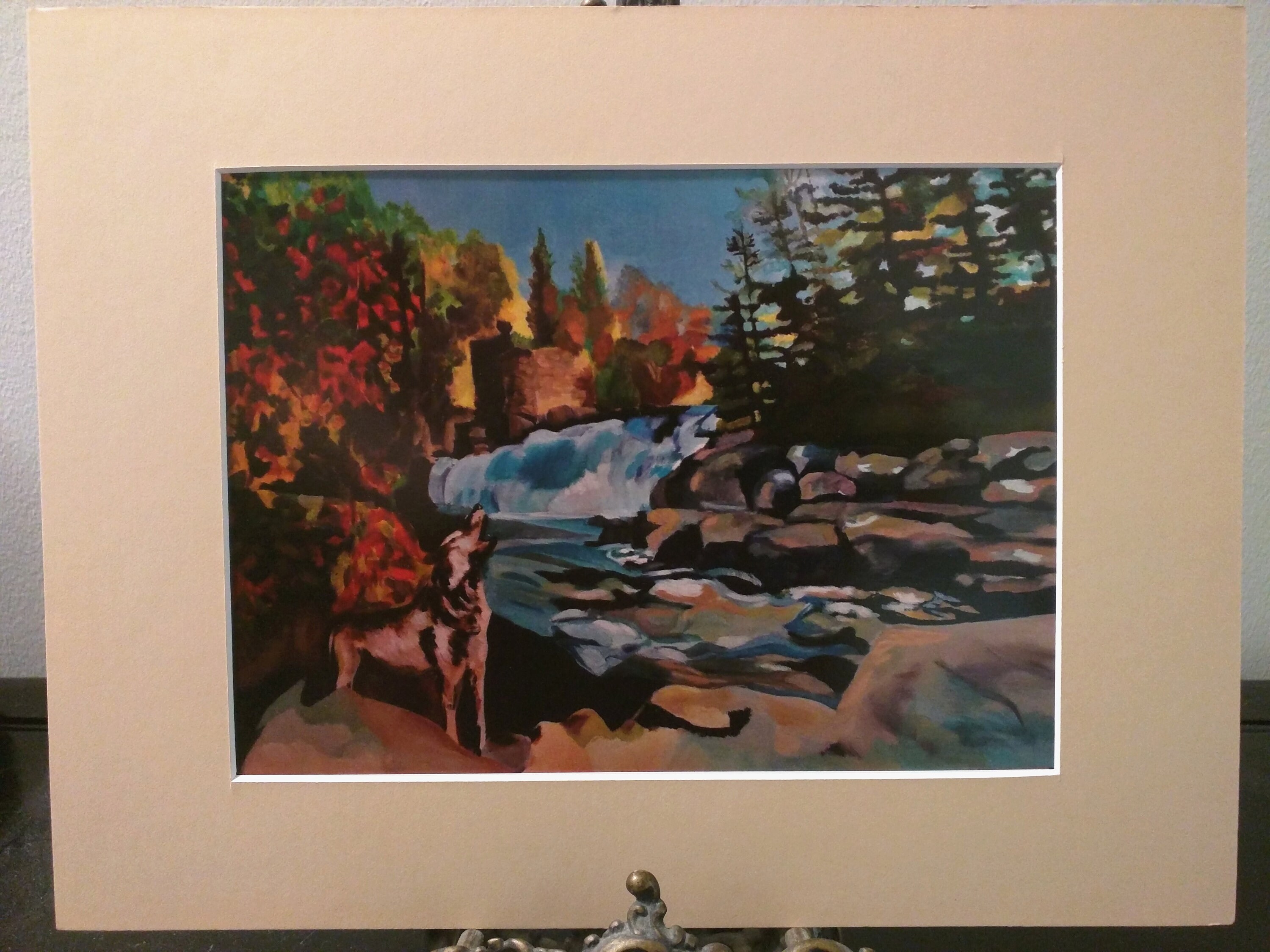 Frame-ready Wolf Song Art Print Howl of the Wolf at Wendake - Etsy
