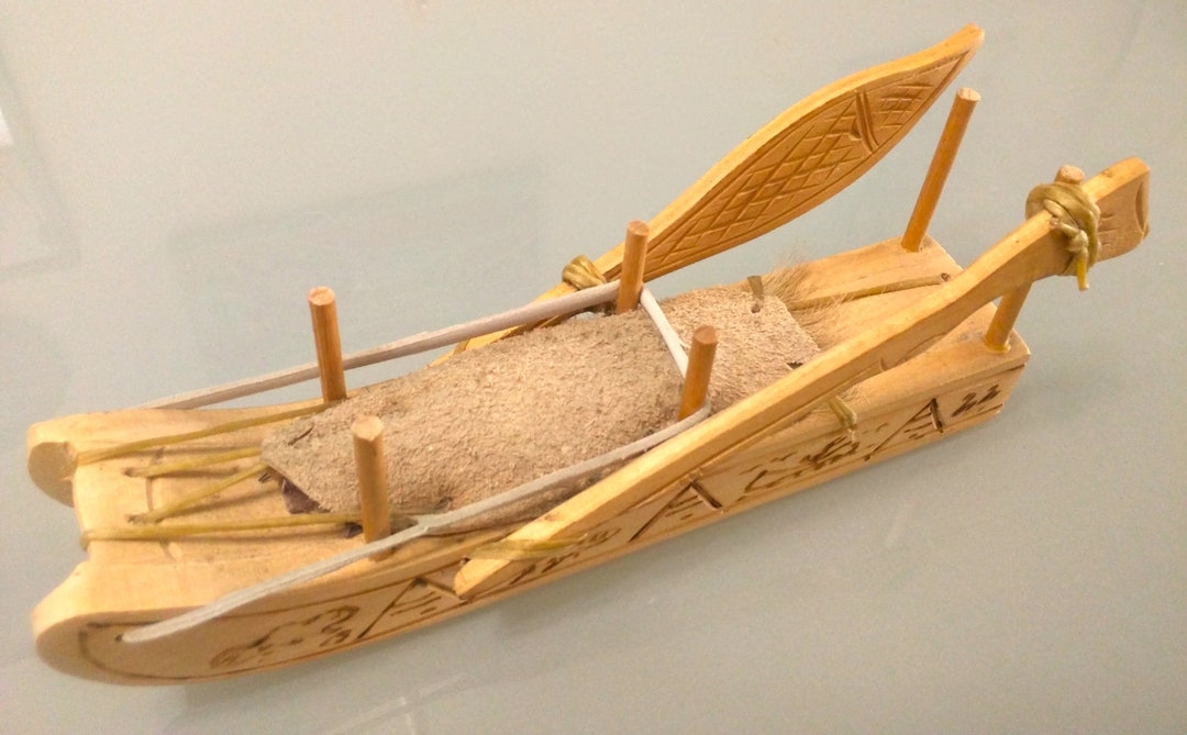 FIRST NATION Miniature Sled Sculpture, Handcrafted in Canada ...