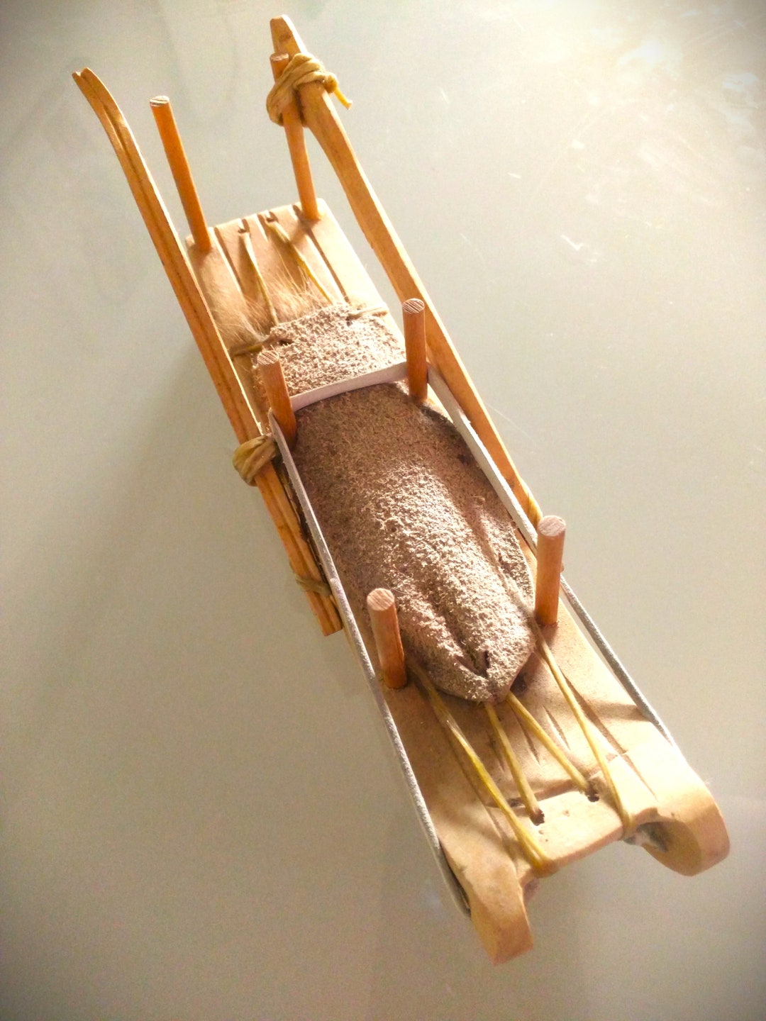 FIRST NATION & Metis Miniature Sled Sculpture Handcrafted in Canada ...