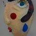 Paper-mâché Sculpture, 3-D Folk Art, "big Curl", Handmade Wall Mount ...