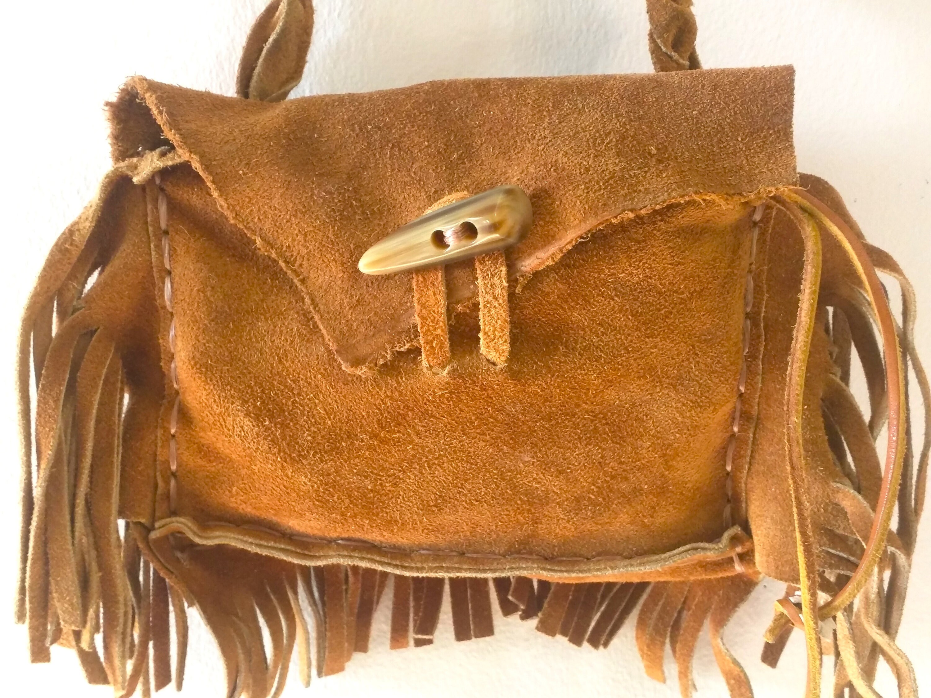Native Made, Vintage, Old School Traditional Leather Handbag With ...