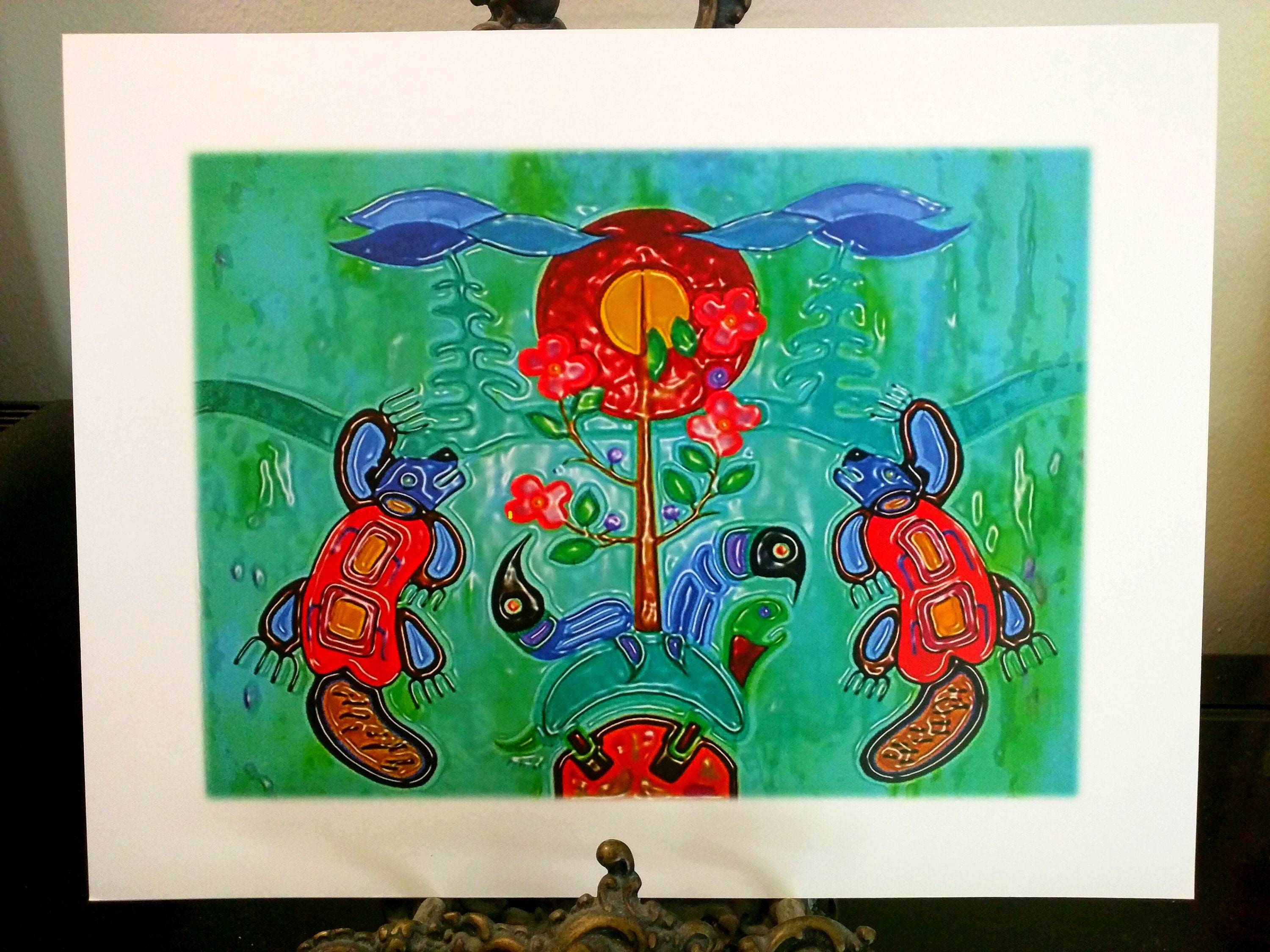 Anishinaabeg Cultural Print: Woodland Medicine Art by Annette Sullivan ...