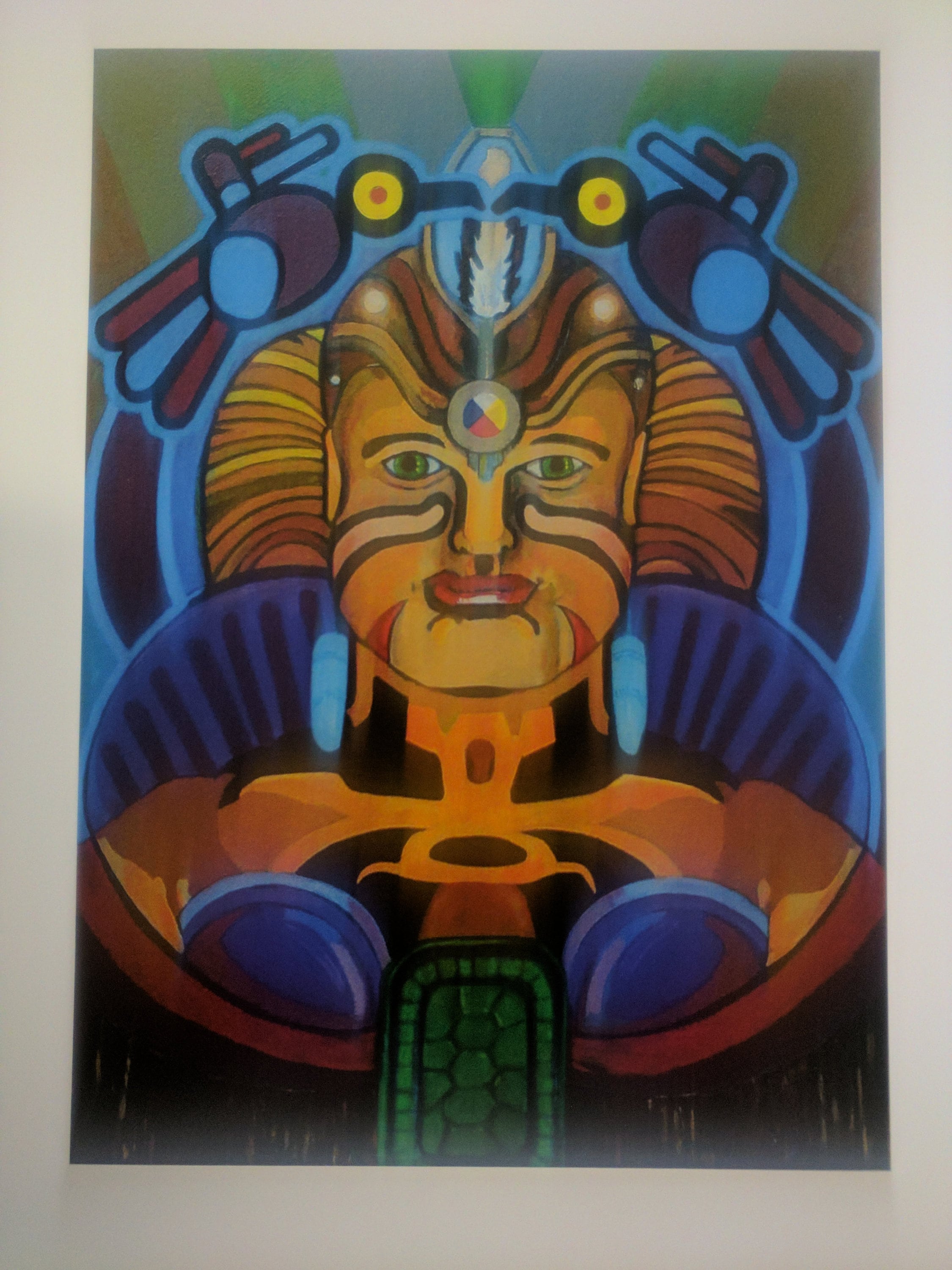 Native Art Print, Indigenous Futurism, Woodland Merged With Visionary ...