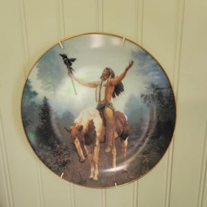 Decorative Plate "deliverance", Artist Chuck Ren, USA Hamilton ...