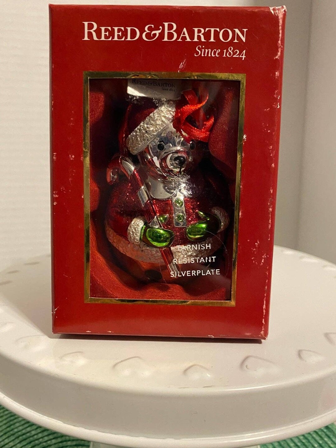 Vintage Reed & Barton Bear Sleigh Bell Ornament Silver Plate - Etsy