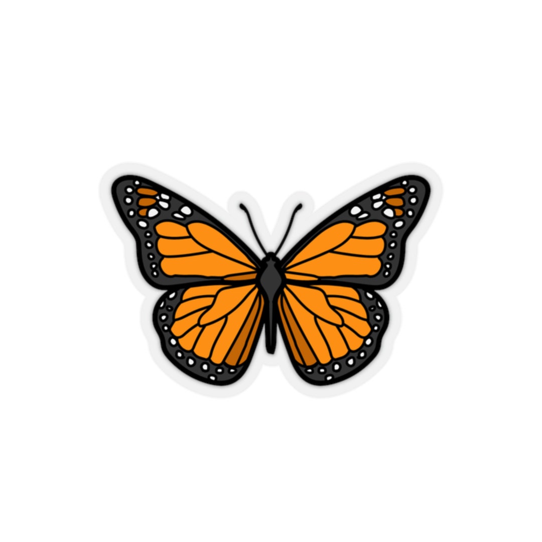 Monarch Butterfly Sticker / Indoor Decal / Laptop Sticker - Etsy
