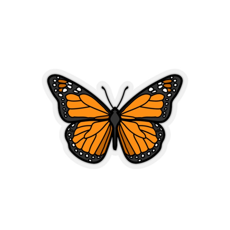 Monarch Butterfly Sticker / Indoor Decal / Laptop Sticker - Etsy