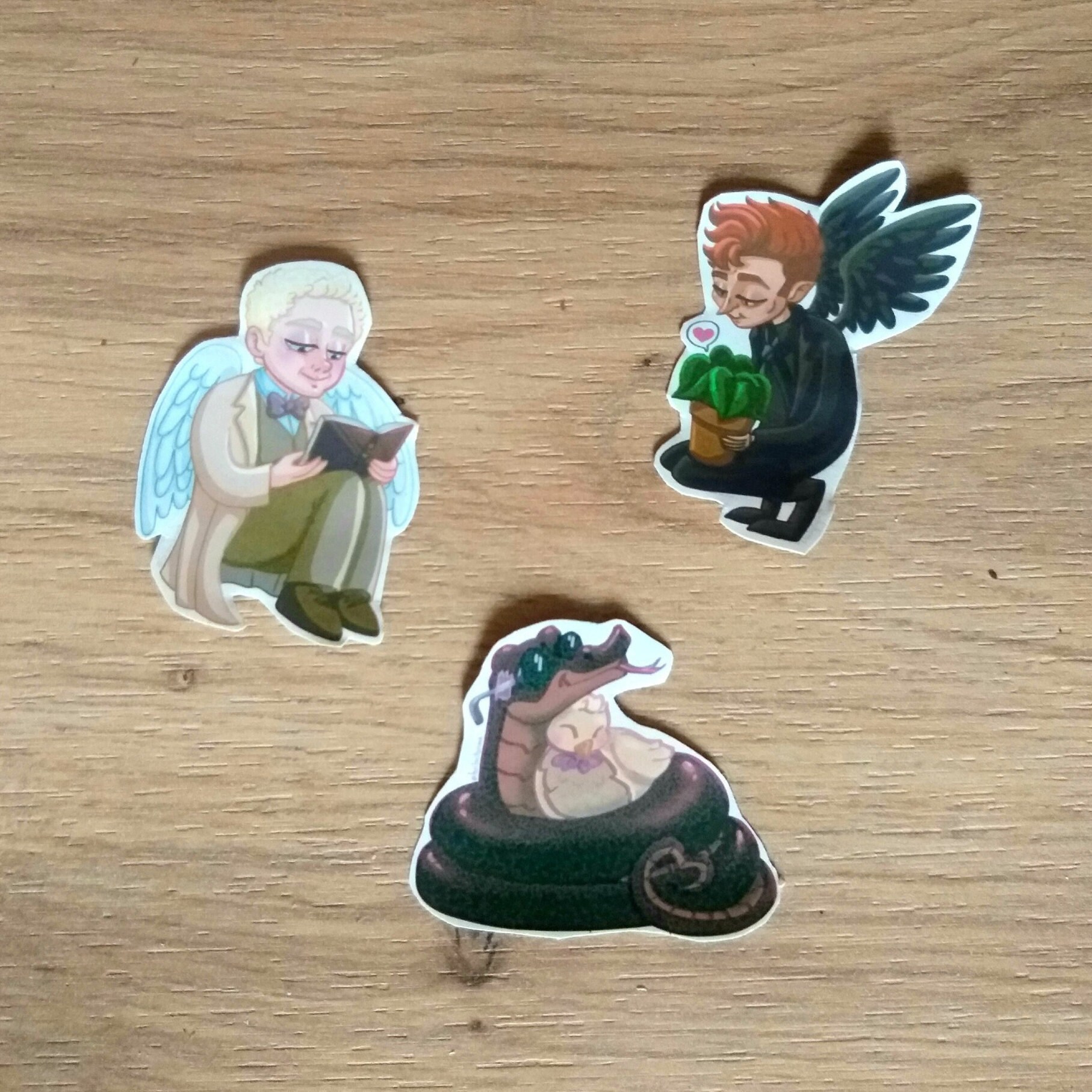 Good Omens Stickers Pack - Etsy