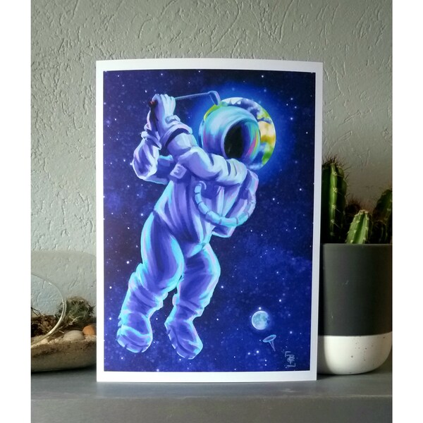 Golf Ball in Space - Etsy
