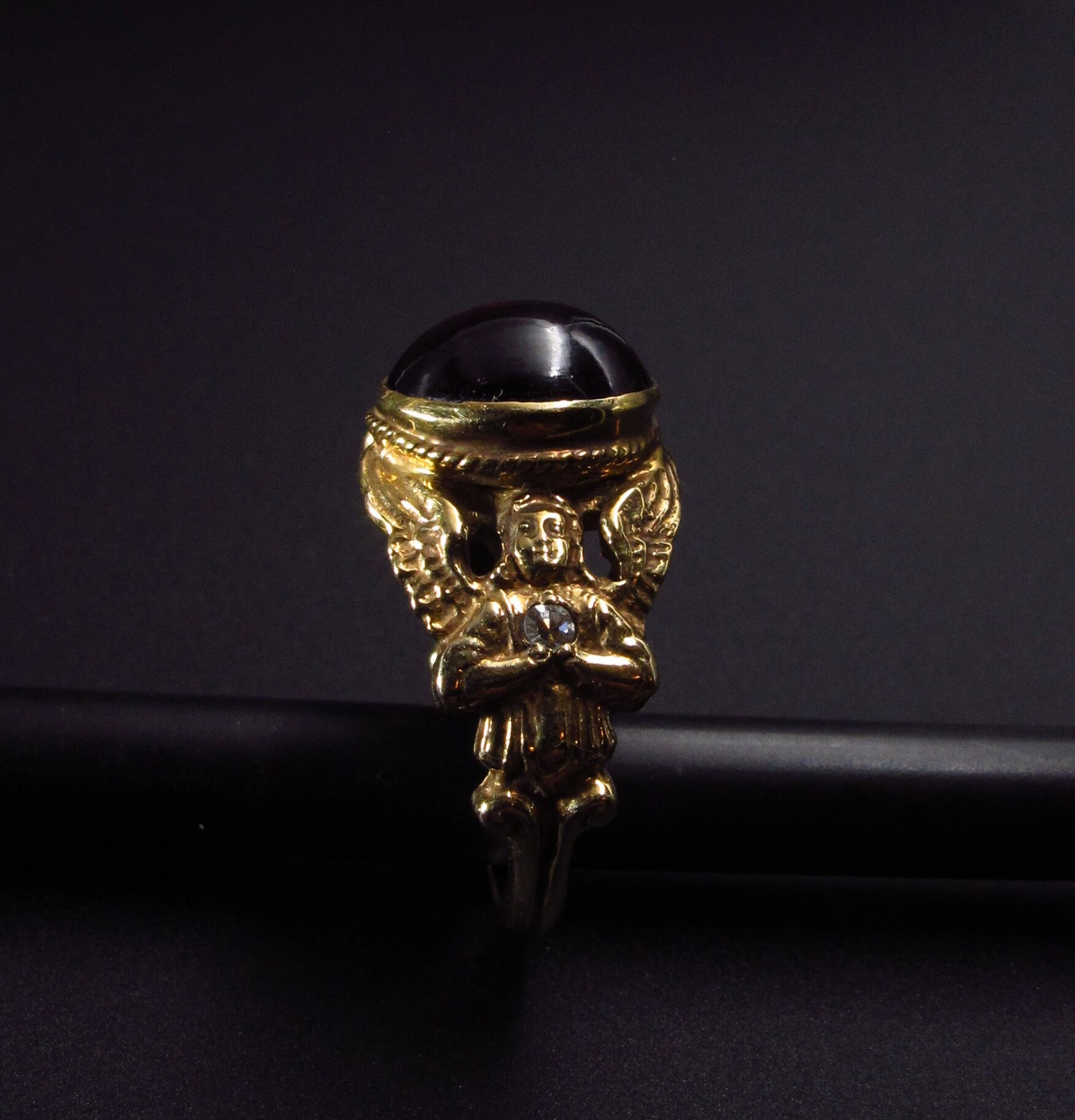 14k Gold Renaissance Revival Ring - Etsy
