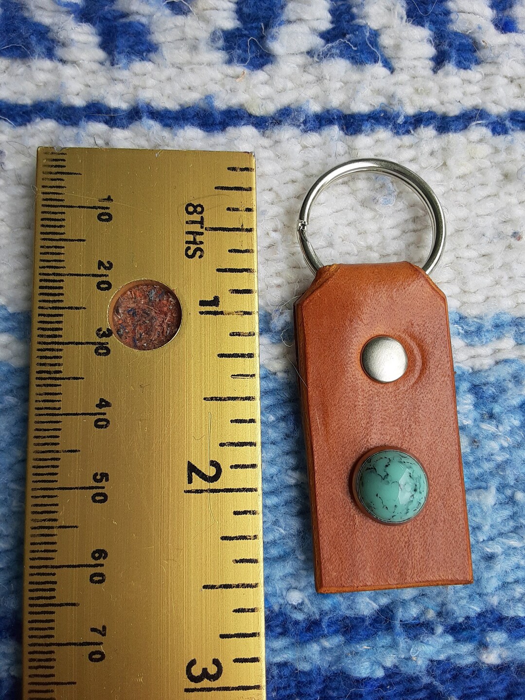 Green Pyramid Keychain - Etsy