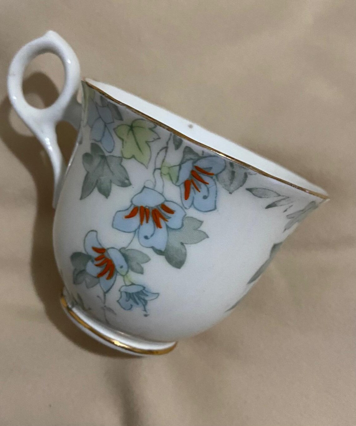 Vintage Embassy Ware Tea Cup and Saucer Hand-detailed Cherry Blossoms ...