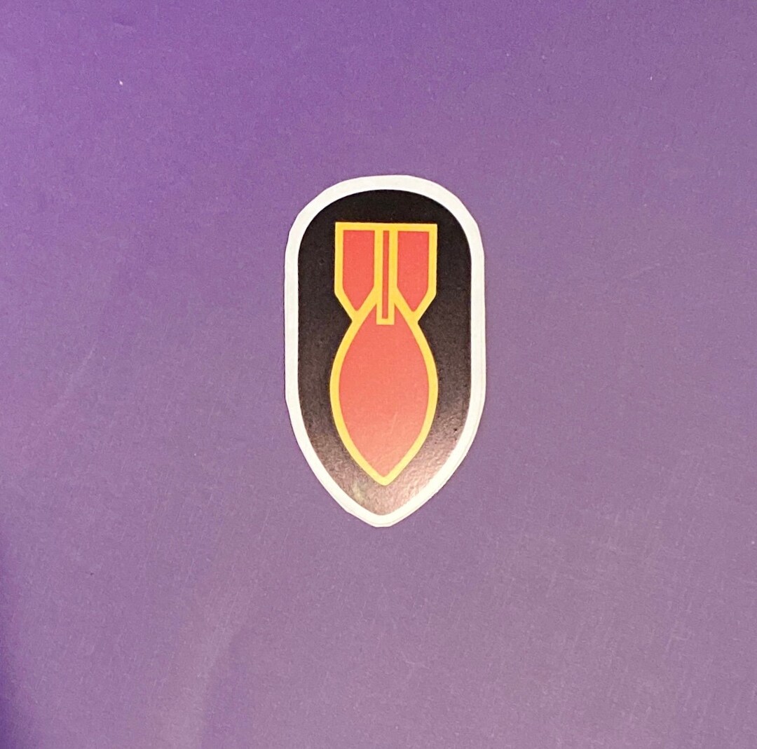 USA WWII EOD Bomb Sticker | Bomb Tech Life - Etsy