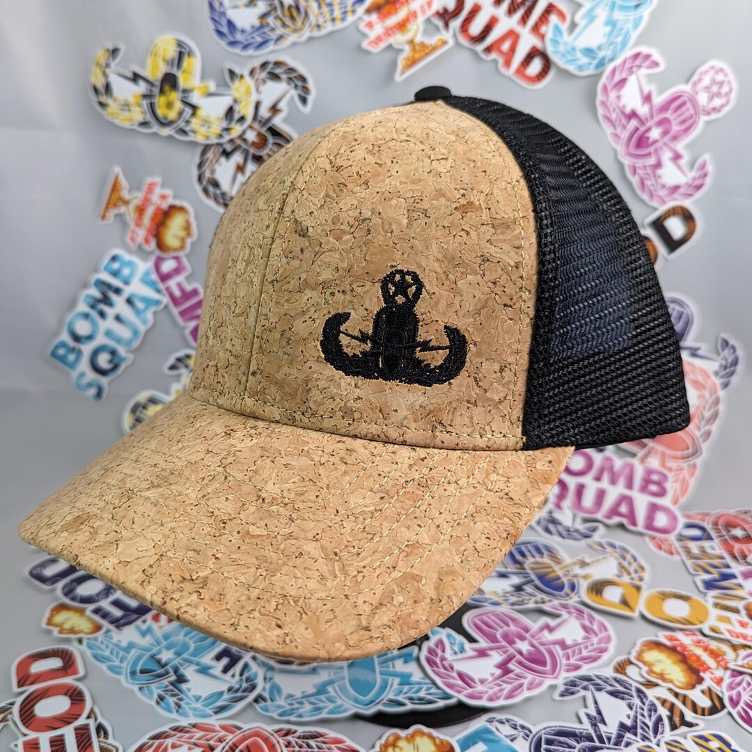 EOD Badge on Cork Hat | HDS, Master, Senior + Basic Badge Hat ...