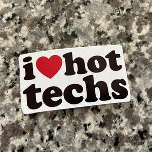 I Heart Hot Techs Tee | Bomb Tech Life | but All Techs Are Hot! - Etsy