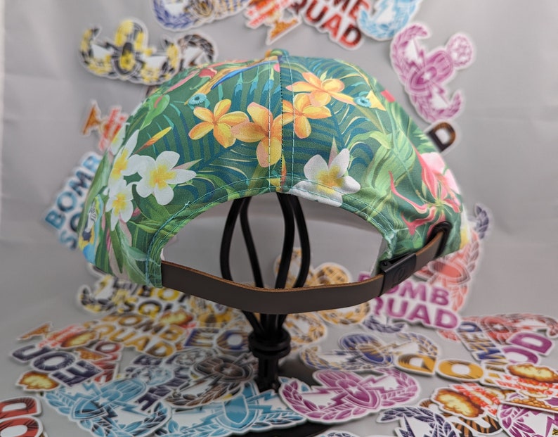 3D Puff EOD Hawaiian Flat Brim Hat | EOMFD Hawaiian Hat | HDS Hawaiian ...