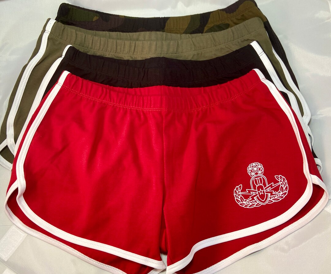 EOD Women's Retro Booty Shorts | Bomb Tech Love Short Shorts | EOMFD ...