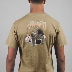 EOMFD Unicorn Float on Back T-shirt | EOD Badge on Front | EOD Bomb ...