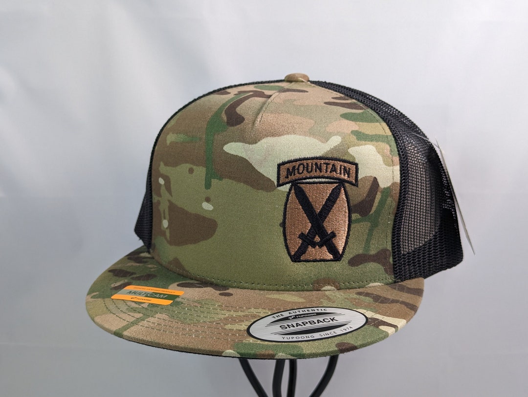 10th Mountain Embroidered Hat | US Army | Fort Drum | Multicam/bdu Camo ...