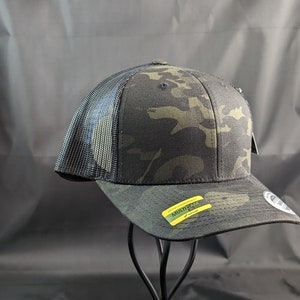 Leather EOD Badge Camouflage Multicam Hat | Real Leather Patch | Bomb ...