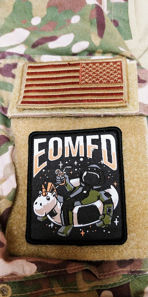 EOMFD Unicorn Float Patch Bomb Tech Life EOD Patch | Etsy