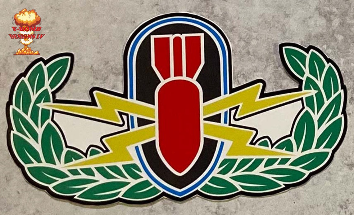 Traditional Color EOD Badge Stickers Master Badge Senior - Etsy