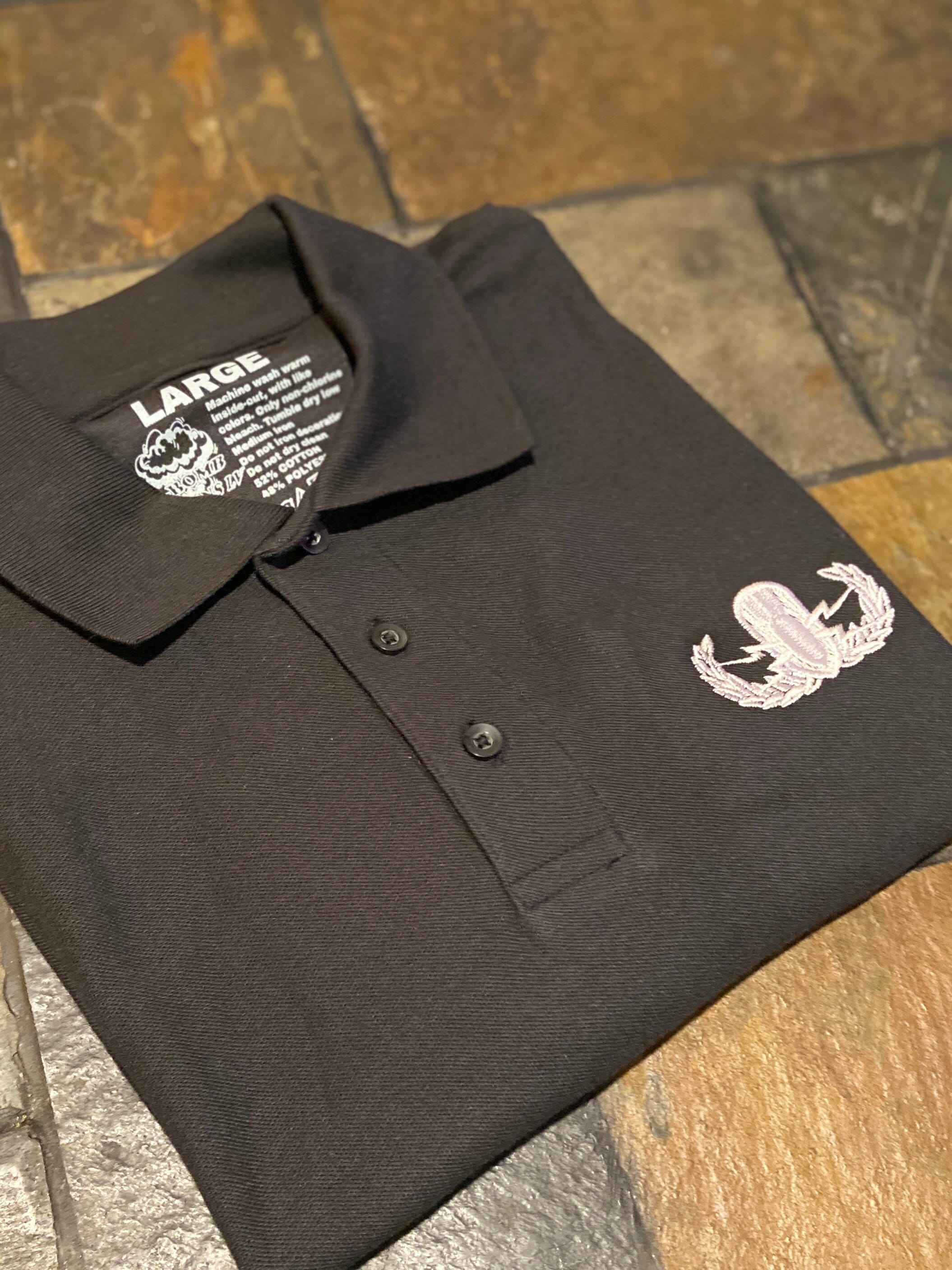 EOD Embroidered Badge Polo Shirt | EOD Crab Polo | Bomb Tech Shirt | Customization Available! - Etsy