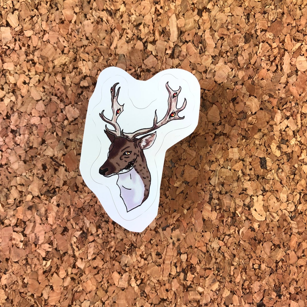 Not Deer Waterproof Vinyl Sticker Cryptid - Etsy